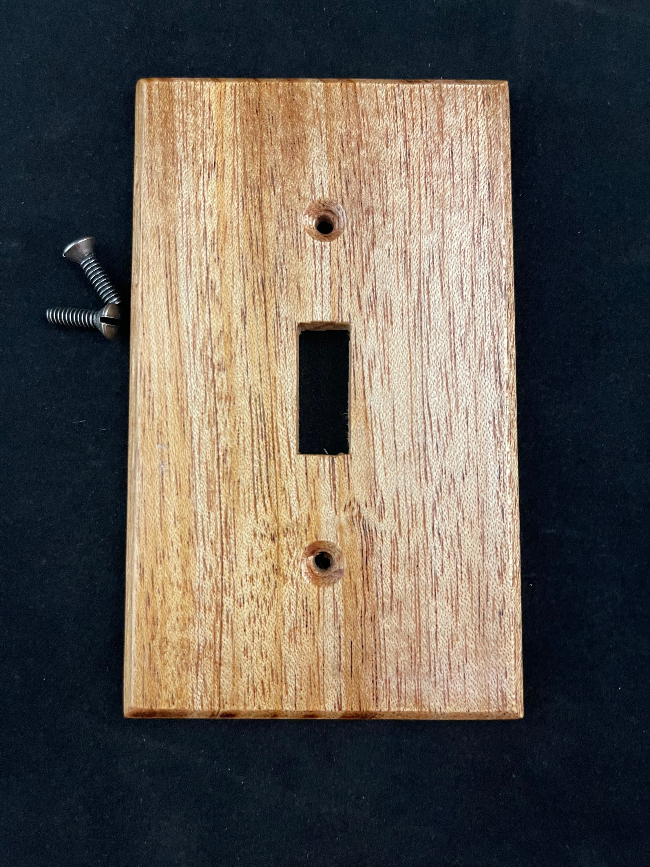 Mahogany Wood Light Switch Face Plate - Etsy