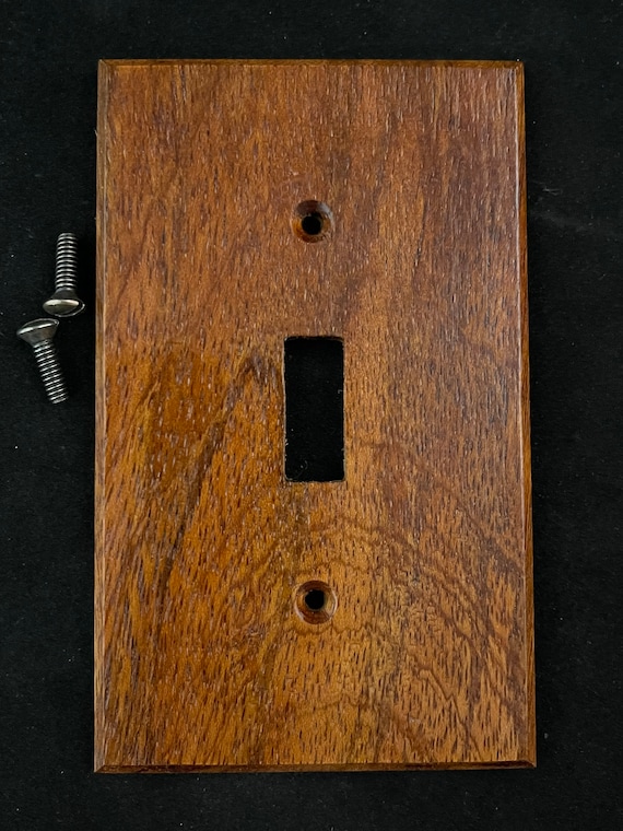 Jatoba Wood Light Switch Face Plate | Etsy