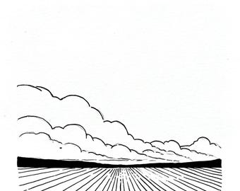 A4 Original Ink Drawing - Etsy