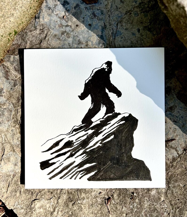 Original Ink Drawing: “hike” - Etsy