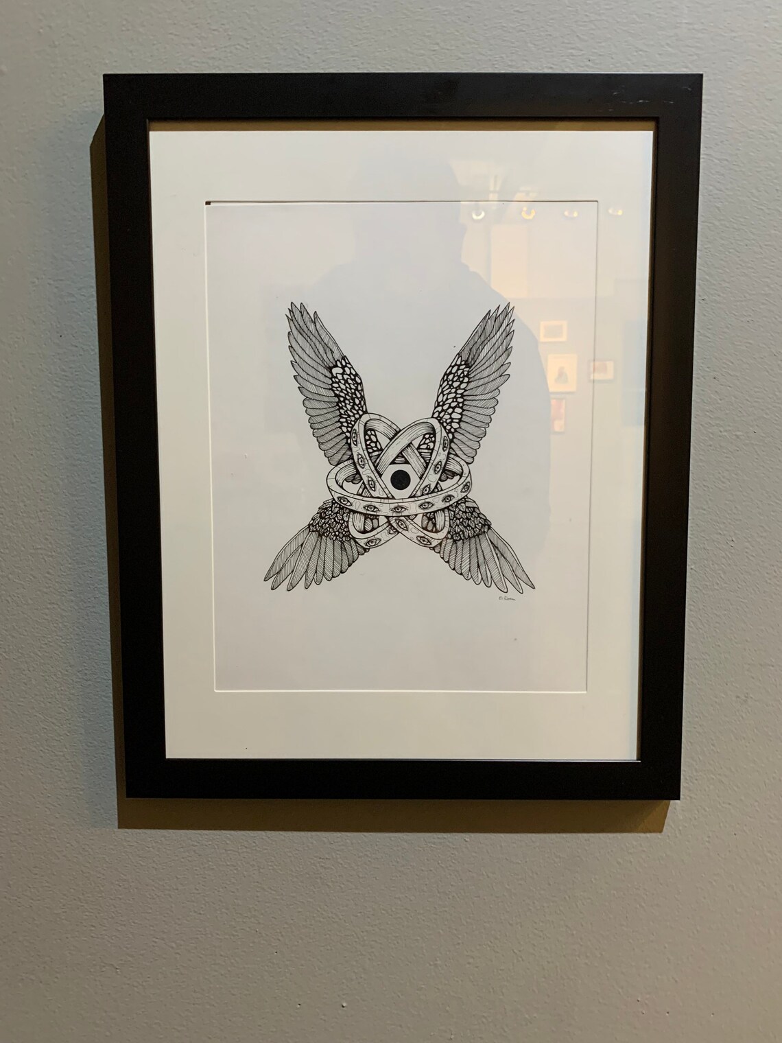 Ophanim - Original Ink Drawing of Biblically Inspired Angel - Etsy