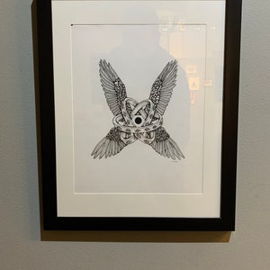 Ophanim - Original Ink Drawing of Biblically Inspired Angel - Etsy