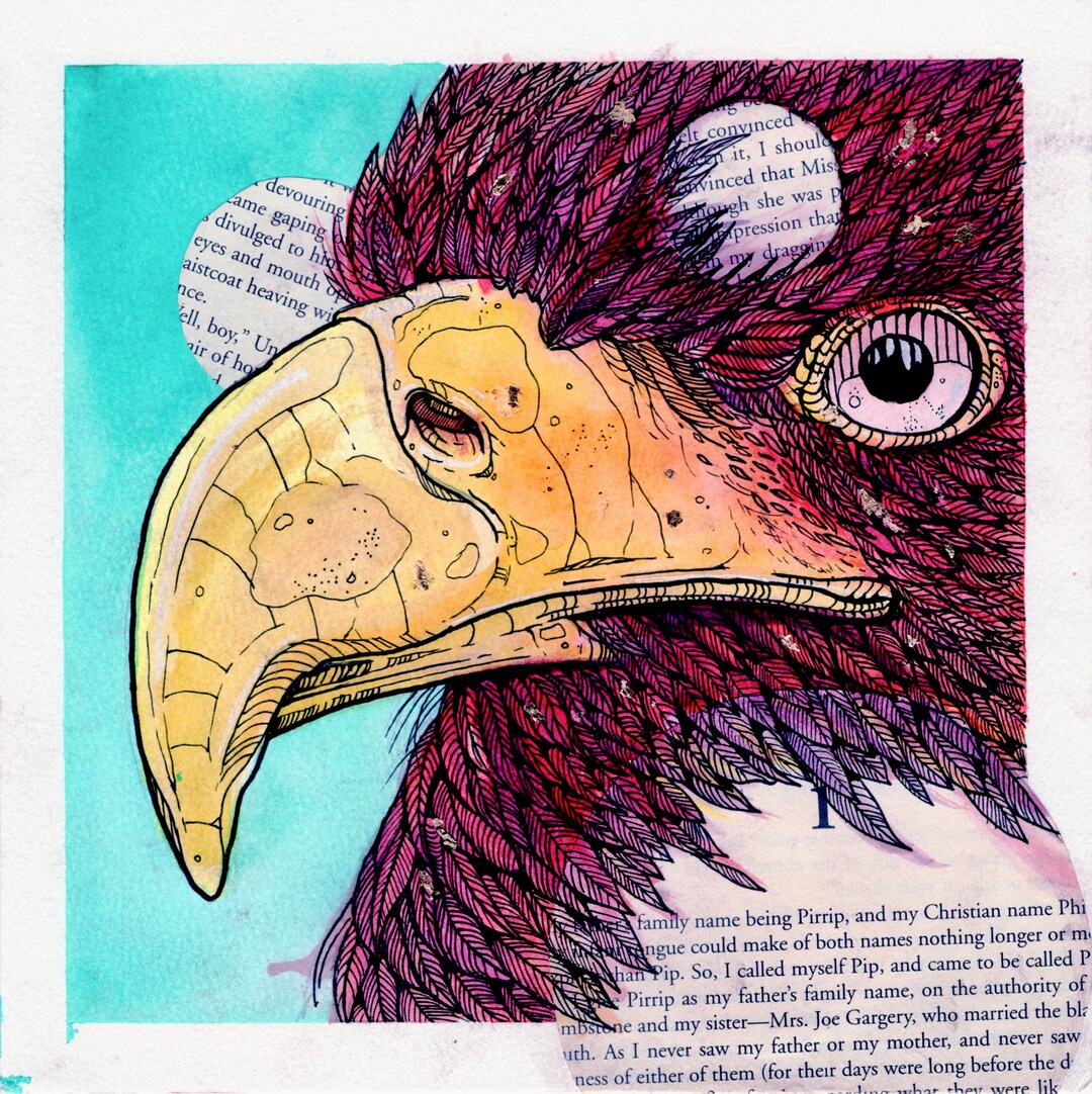 Great Expectations Original Ink and Watercolor Painting - Etsy