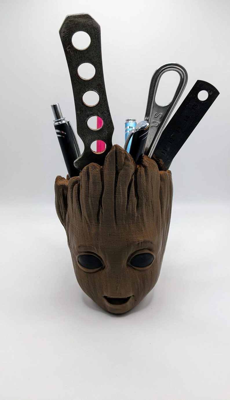 Groot Head Planter / Pen Holder - Etsy