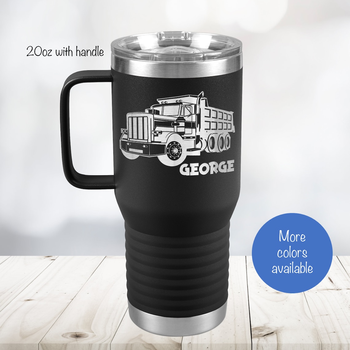 Personalized Dump Truck Travel Cup Truck Driver Tumbler Cup - Etsy