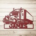 Personalized Truck Driver Sign Trucker Metal Sign Trucker - Etsy