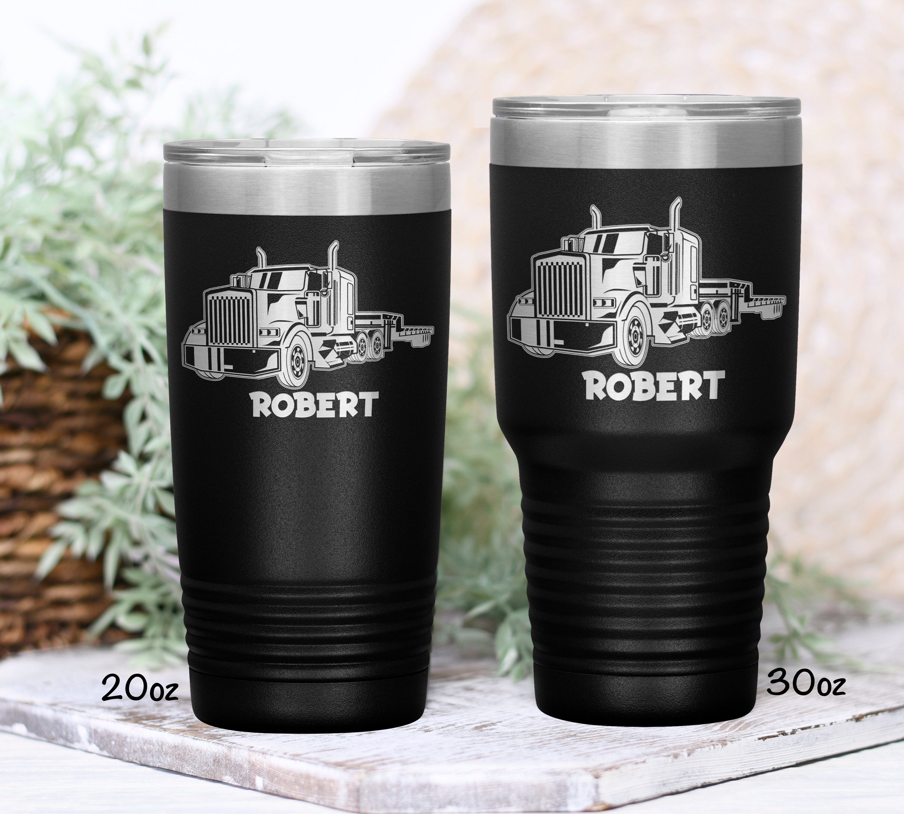 Personalized Truck Travel Cup Flatbed Truck Driver Tumbler - Etsy