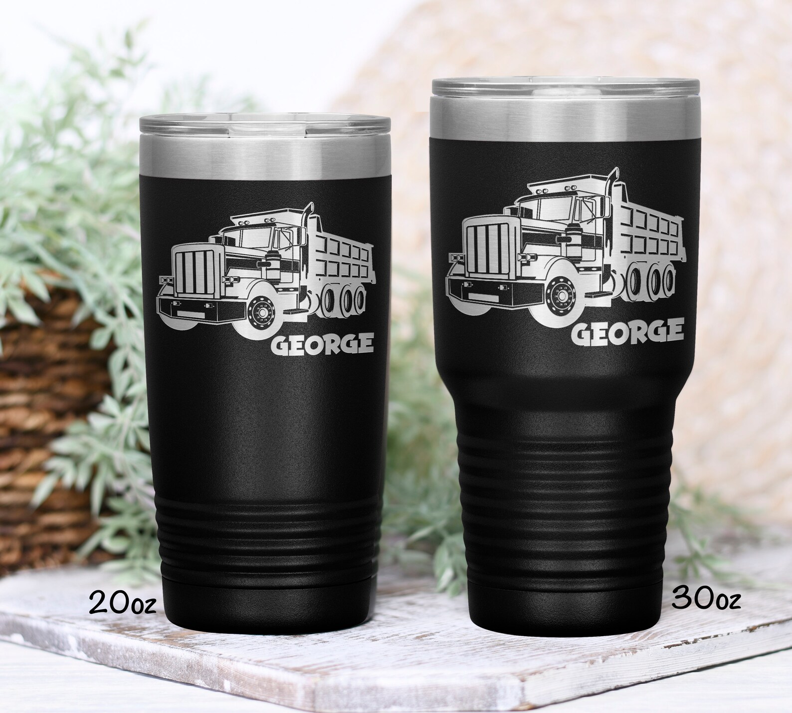 Personalized Dump Truck Travel Cup Truck Driver Tumbler Cup - Etsy
