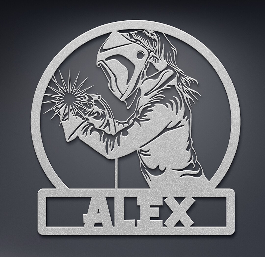 Personalized Welder Women Sign, Welder Metal Sign, Mechanic Worker Gift ...