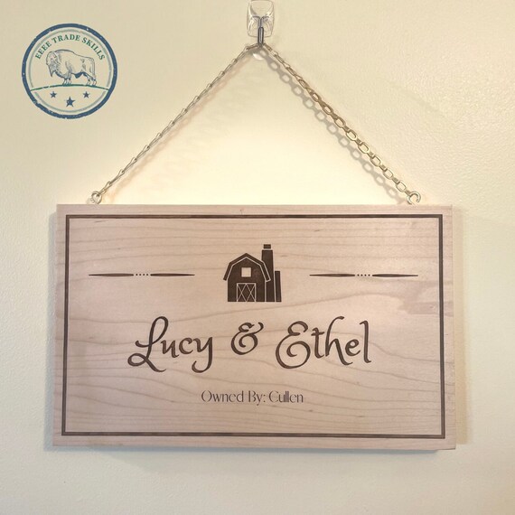 Custom Animal Stall Sign / Personalized Horse Stall Sign | Etsy