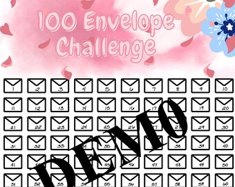 30 Envelope Savings Challenge Tracker, Money Challenge, Cat Unicorn ...