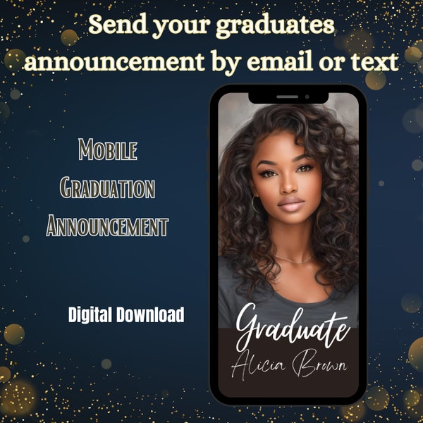 Graduation Announcement Template - Etsy