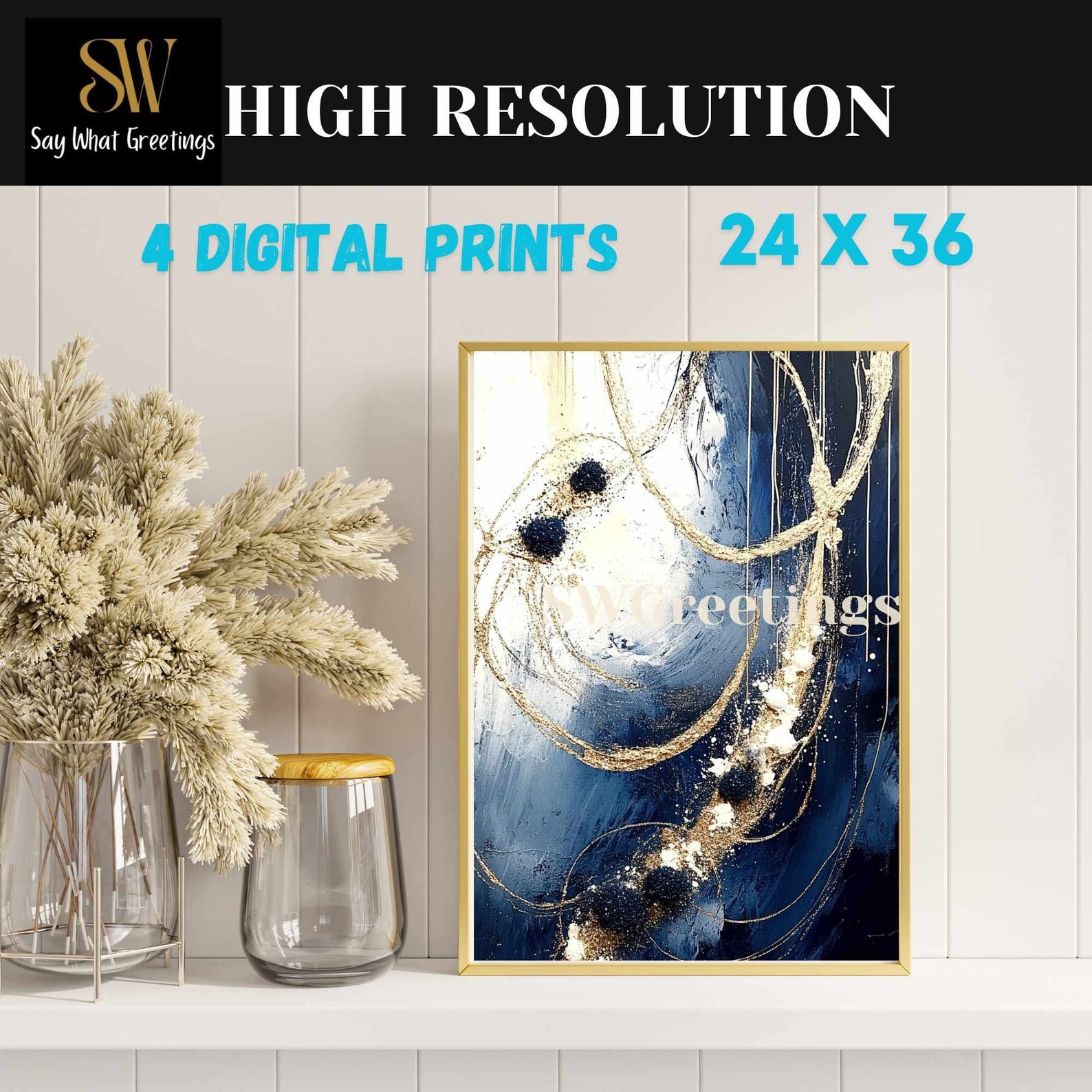 Ai-generated Abstract Art With Free Commercial Use | Instant Download ...