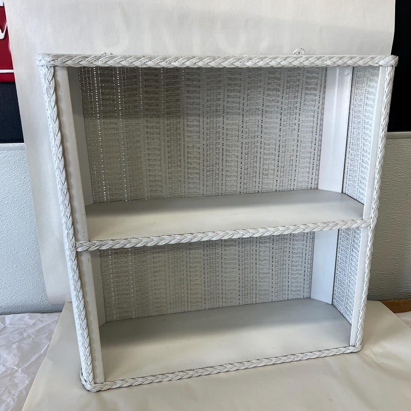 Wicker Corner Shelf - Etsy