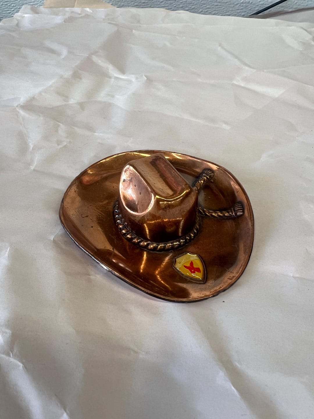 Copper Cowboy Hat Ashtray With the State of Missouri - Etsy