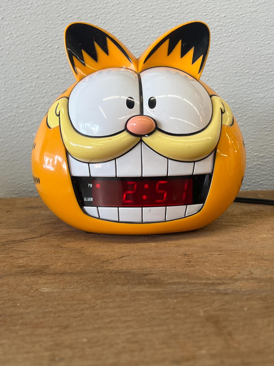 Vintage 1980s Retro Garfield Alarm Clock/garfield Alarm Clock - Etsy