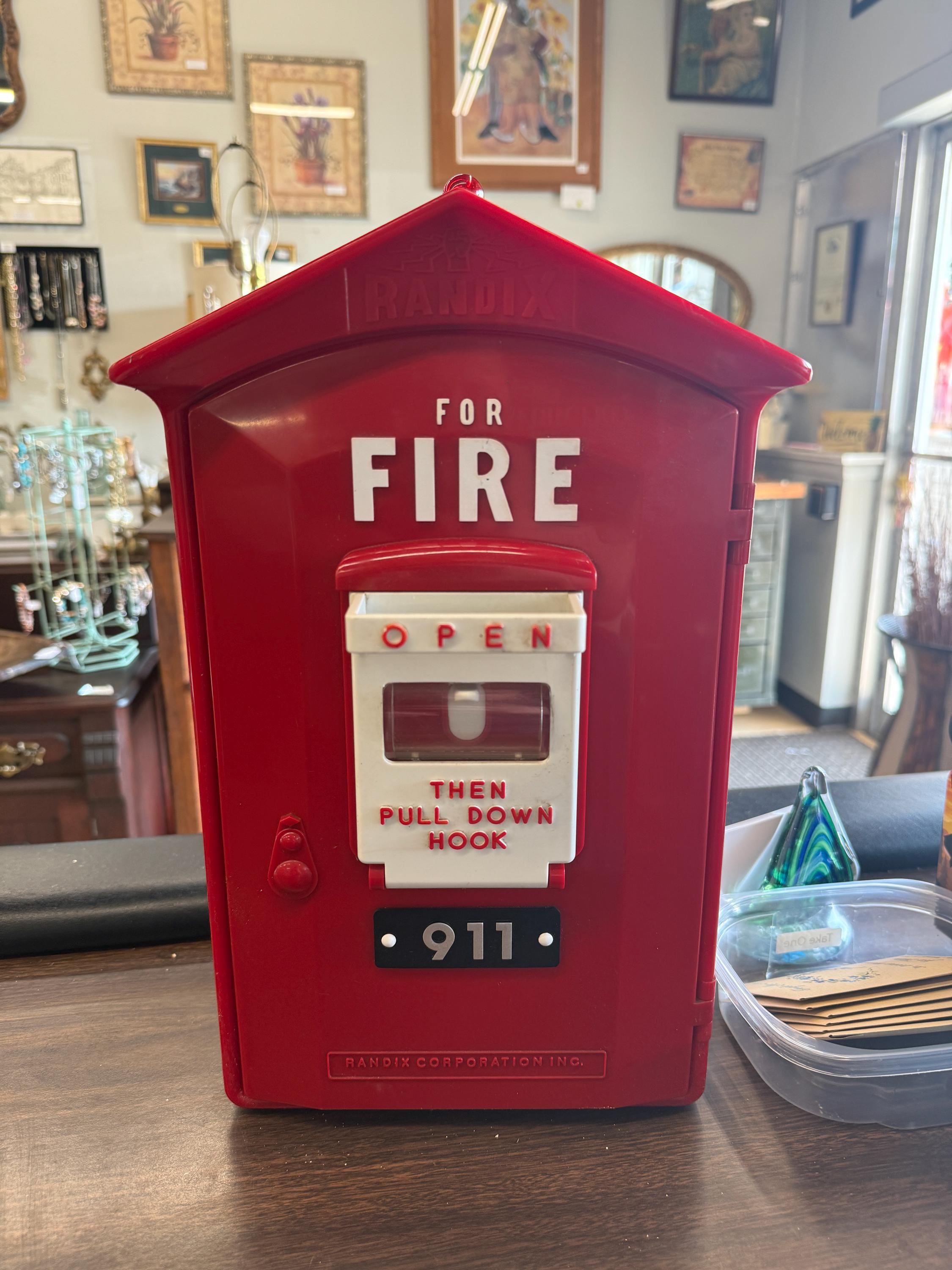 Vintage Fire Box Telephone by Randix Model FB-911 - Retro Home Decor - Etsy
