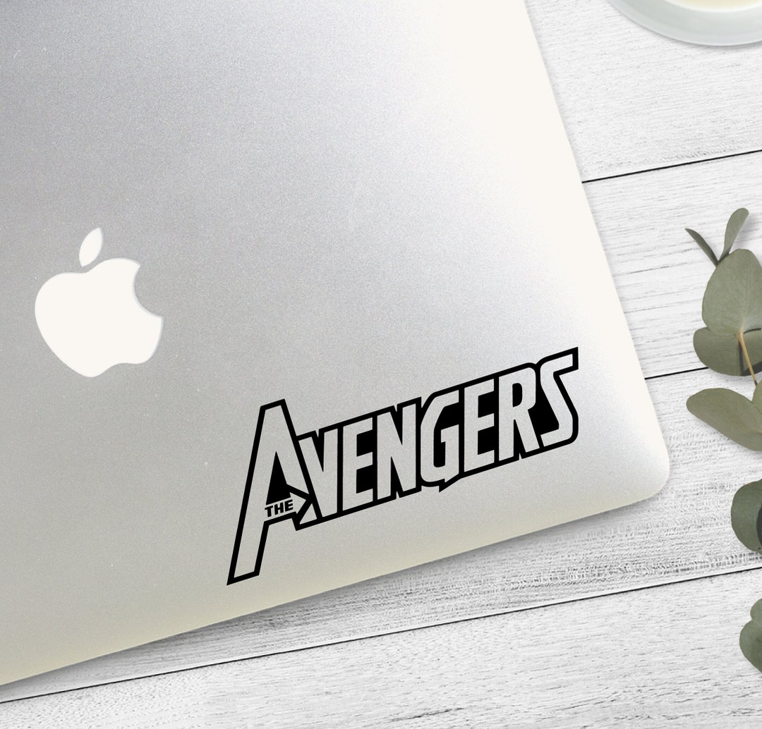 Avengers Inspired Logo Decal Sticker, Marvel, Decal, Vinyl, Permanent ...