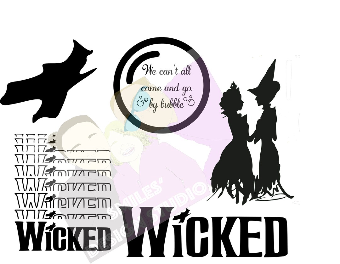 Wicked the Musical SVG Bundle- SVG FILES Only- Wicked the Musical ...