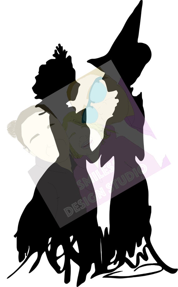 Wicked The Musical Silhouette