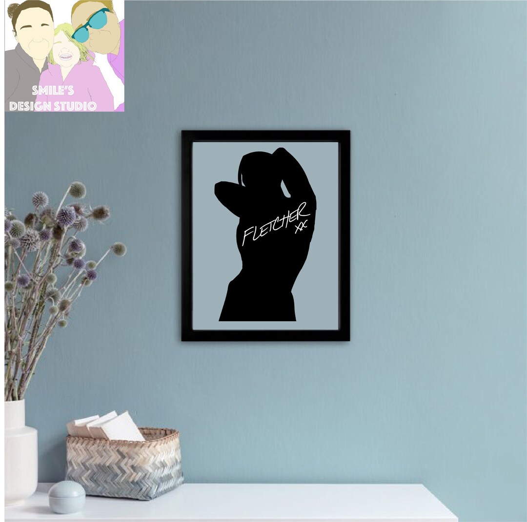 Fletcher Silhouette With Signature Floating Wall Art Frame Cari ...