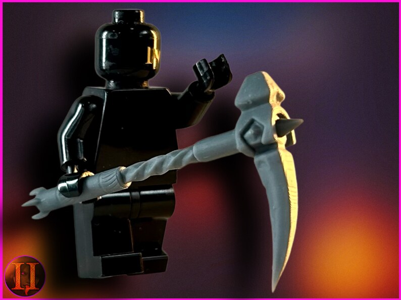 Dwarven Doomspike Pickaxe | 3D Printed Dnd Miniature Accessory: Minifig ...