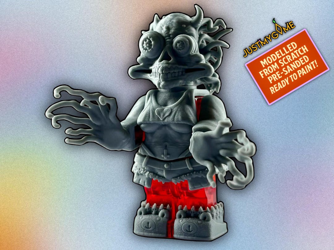 Brittney Smiling Friends Mini Figurine | Unpainted - Etsy