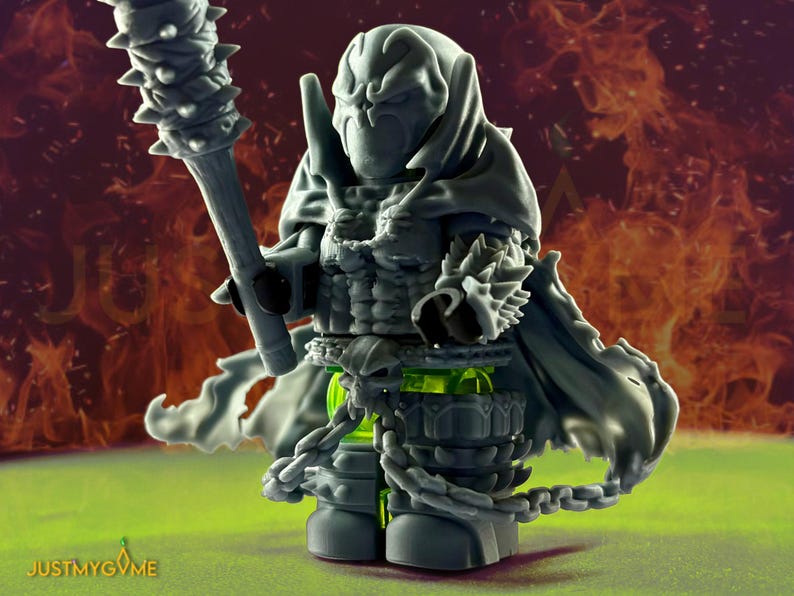 ALBERT'S FINAL DEAL: Custom Dark Fantasy Minifig-compatible Armor Set ...