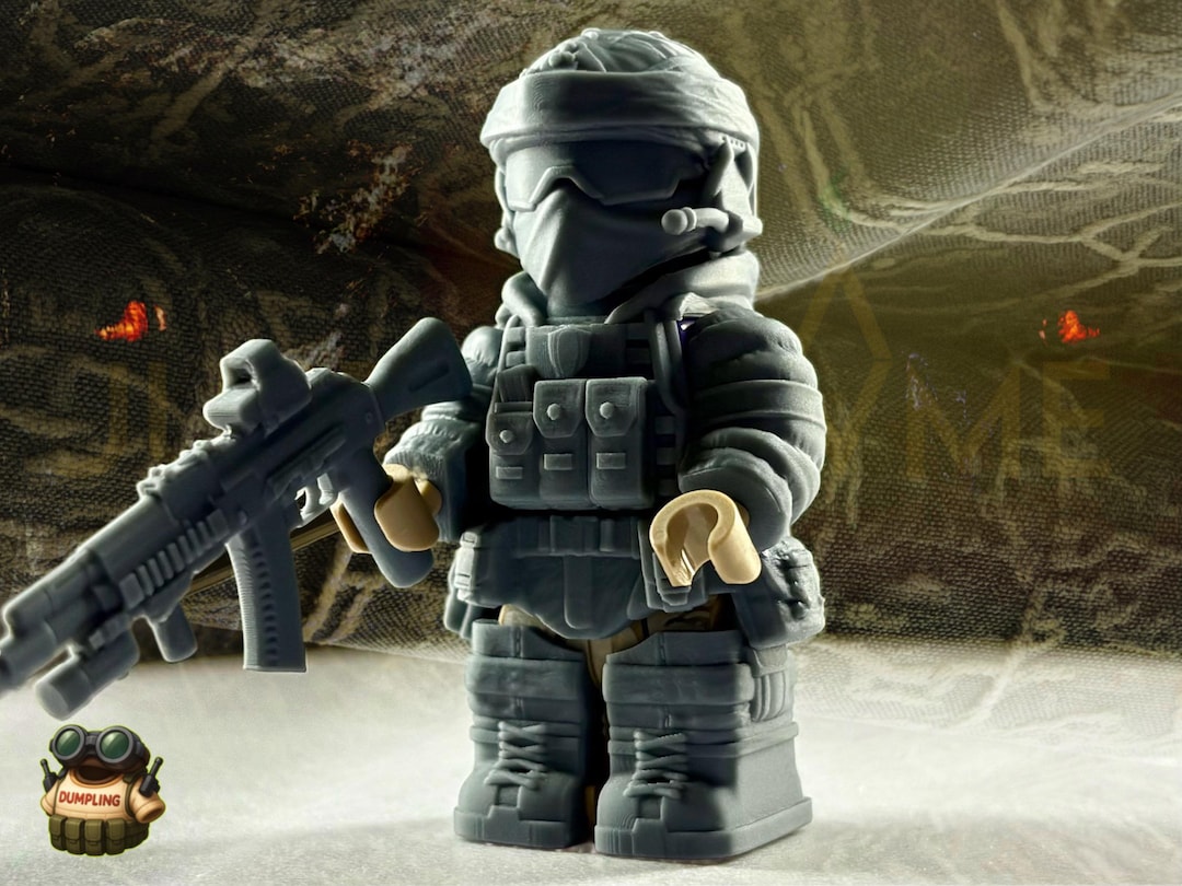 Ukrainian Trench Soldier, Military Action Custom Construction Toy ...