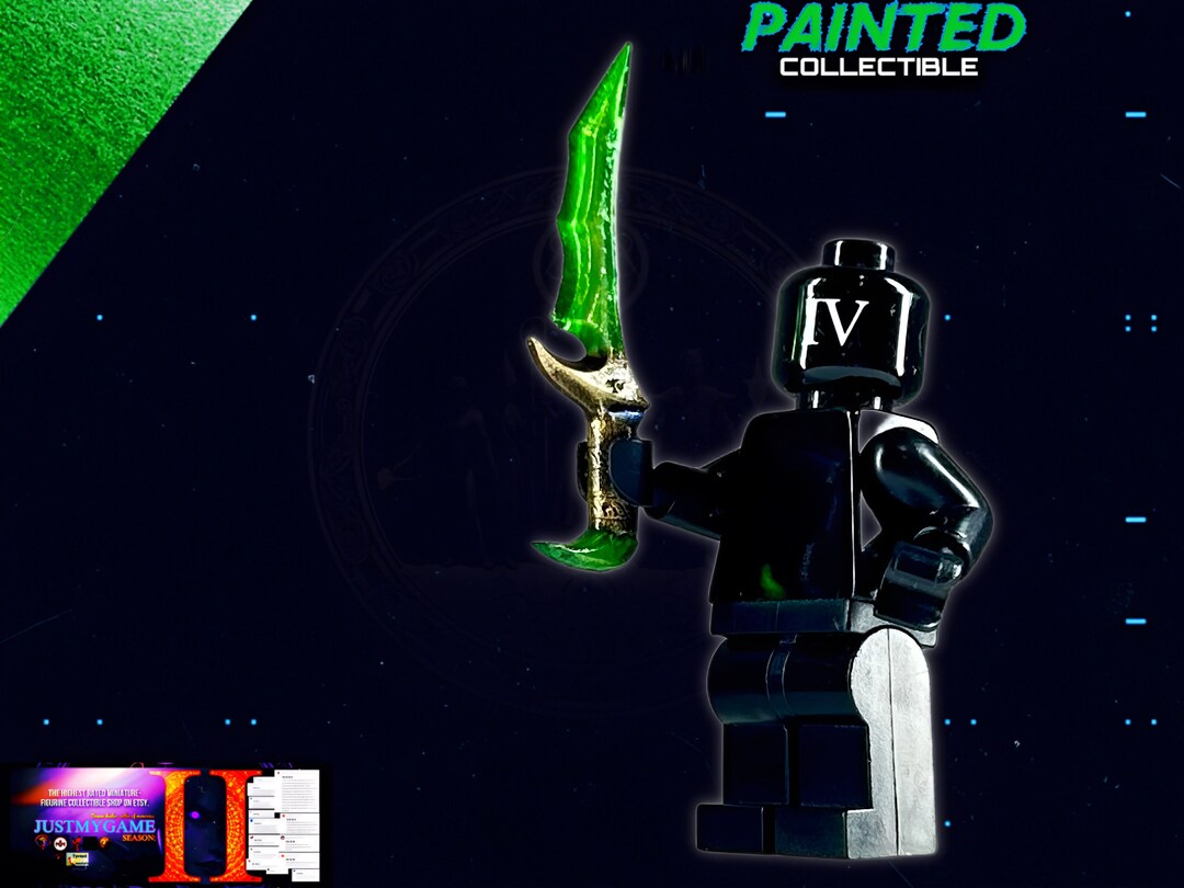 PAINTED: Elderglass Orc Dagger Fits All Minifigures - Etsy
