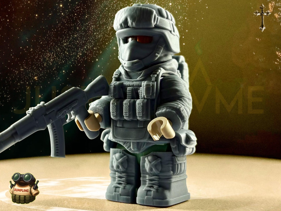 Soldier Iskander, Military Action Custom Construction Toy Figure ...