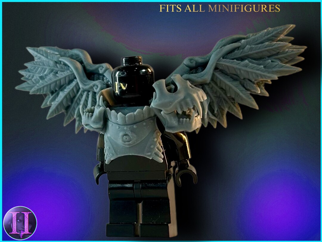 Wings of the Seraphic Sentinel Dnd Inspired / Themed Accessory Handmade ...