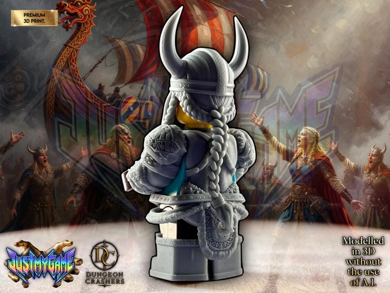 HELGA, OPERATIC BARD: Custom Designed Minifig-compatible Fantasy Armor ...
