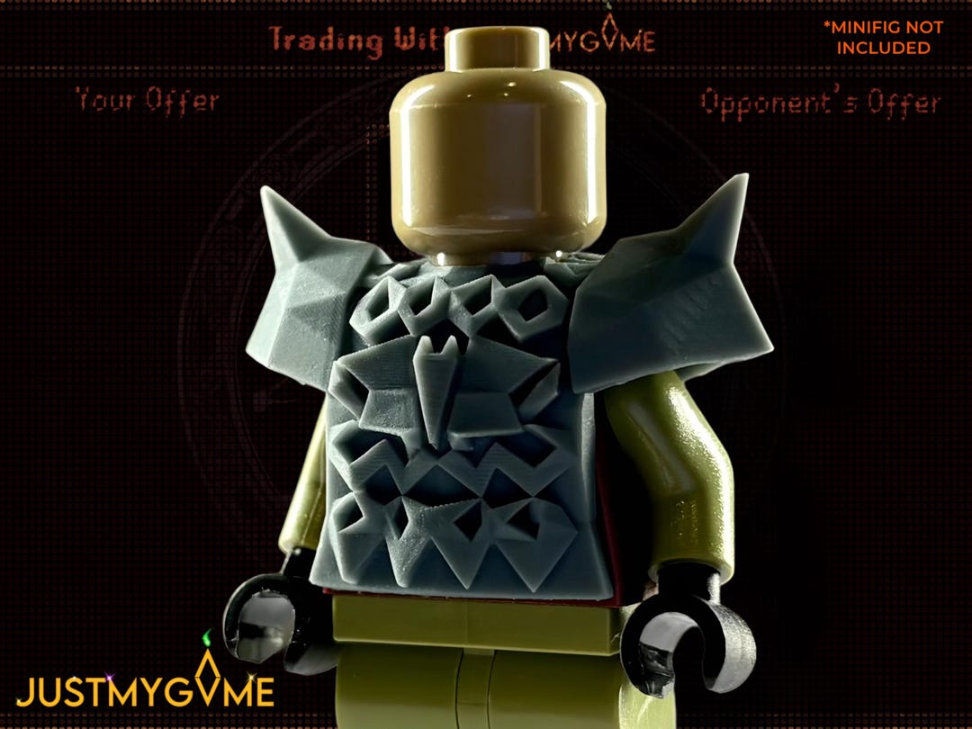 DRAGON CHAINBODY |> Fits All Minifigures | Complete Custom Runescape Accessory | Premium Build ...