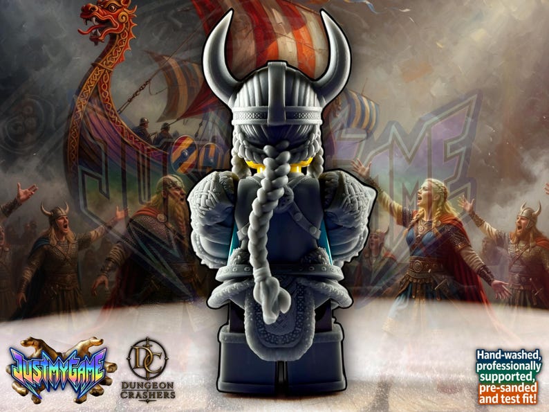 HELGA, OPERATIC BARD: Custom Designed Minifig-compatible Fantasy Armor ...