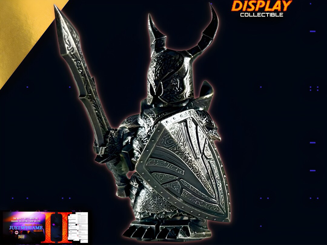 PAINTED: Black Knight Boss Complete Traditional Collectible Miniature ...