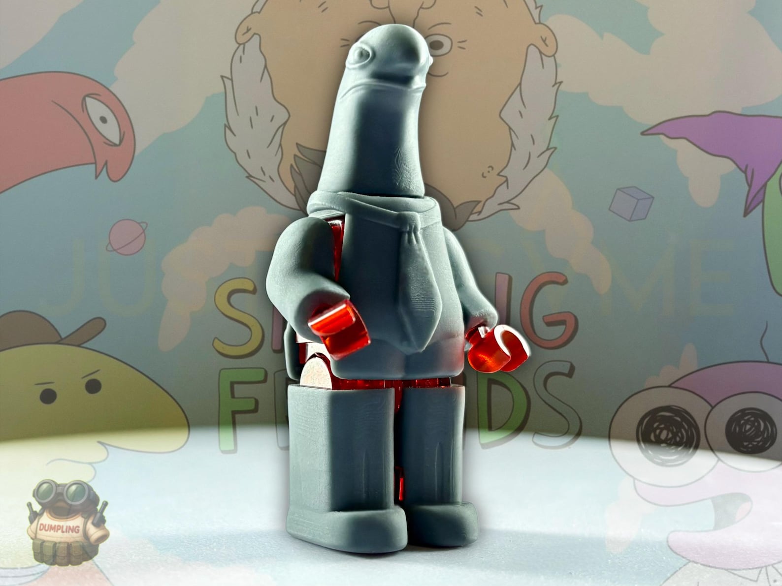 Miniatura personalizada do Alan Smiling Friends | Sem pintura - Etsy ...