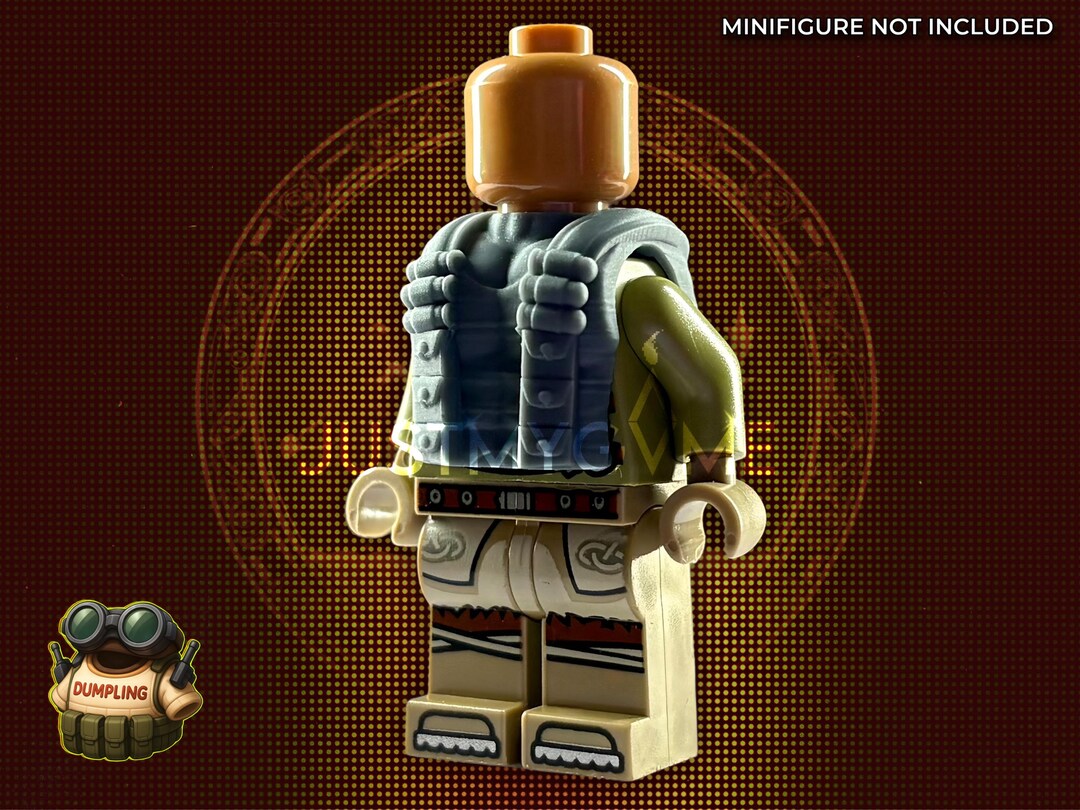 Retro Tactical Vest for Construction Toy Army Figures - Handcrafted ...