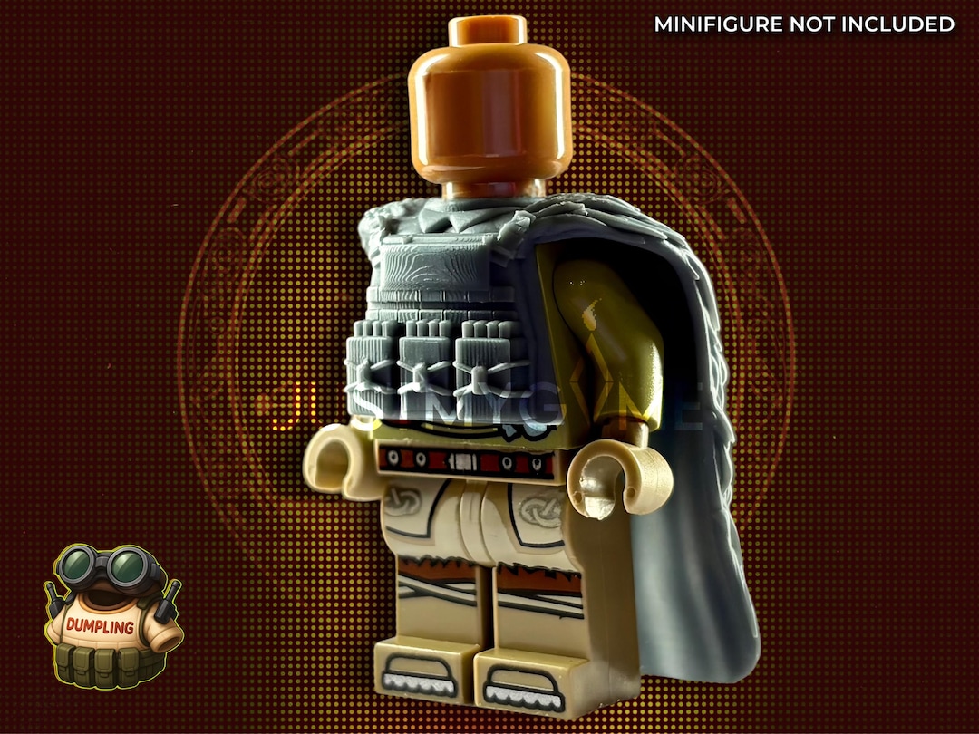 Ghillie Cape Plate Carrier for Construction Toy Army Figures ...