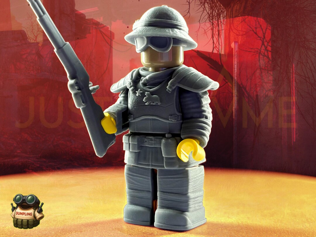 RECRUITMENT DRIVE: Post-apoc Soldier Custom Minifigure Compatible Armor ...