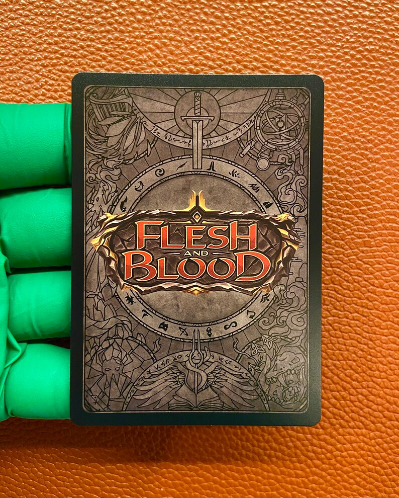 Rainbow Foil, 1st Ed. Rare - Flesh & Blood TCG Weave Earth ELE122 Red ...