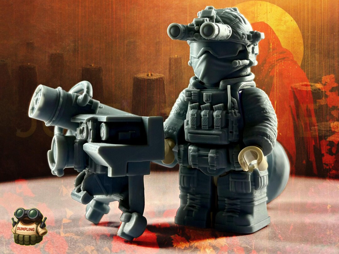 Ukrainian Javelin Soldier, Action Custom Construction Toy Figure ...