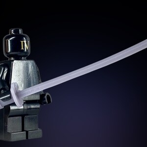 火の剣 Fire Tsuba Katana Custom Design Print Minifig Weapon Accessory Fits ...