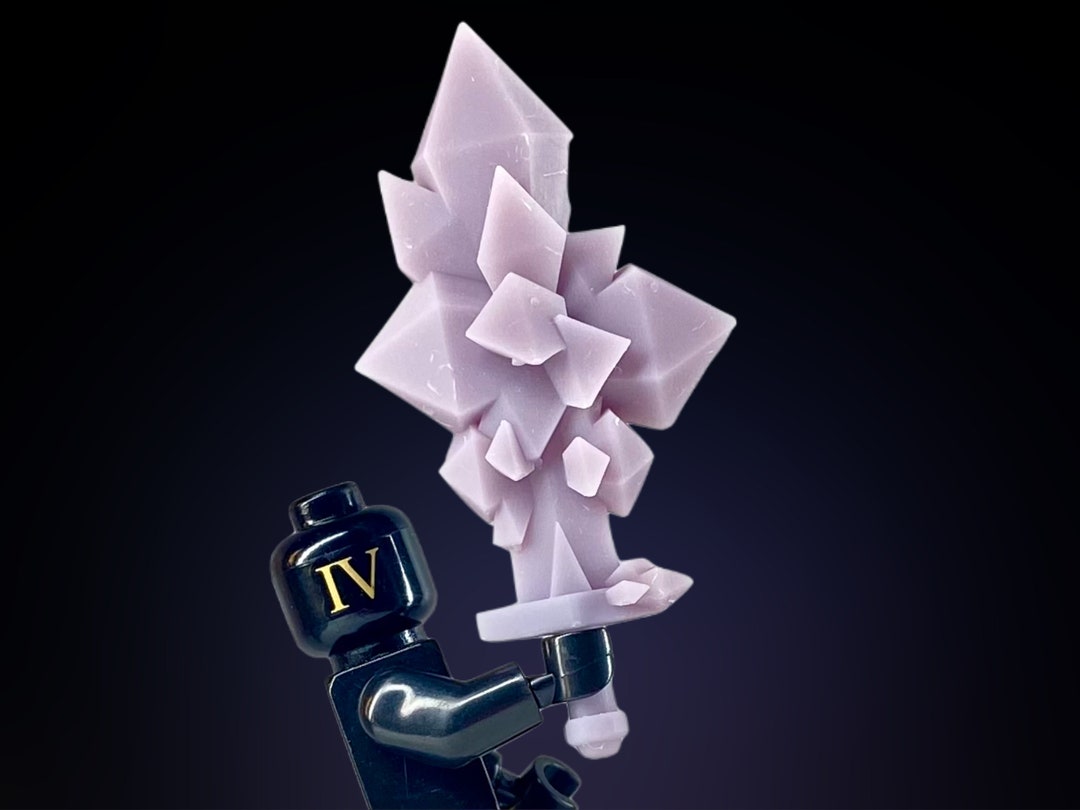 Krystal Sword | | Custom Design Print | Minifig Weapon Accessory | Fits ...