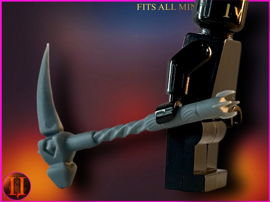 Dwarven Doomspike Pickaxe | 3D Printed Dnd Miniature Accessory: Minifig ...