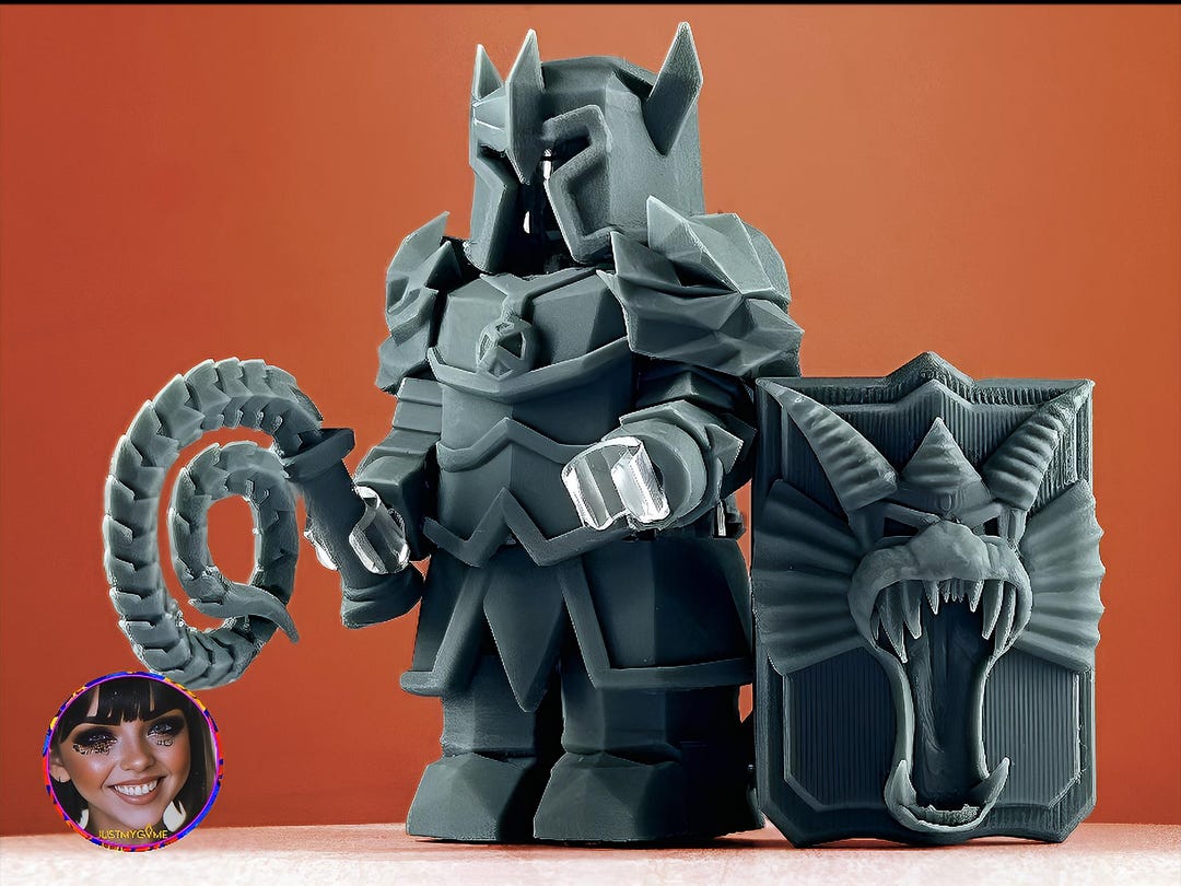 Runescape TORVA ARMOUR KIT Fits All Minifigures Complete Collectible ...