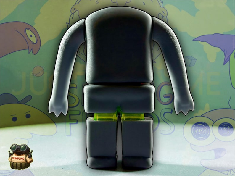 Mr Frog Smiling Friends Mini Figurine | Unpainted - Etsy