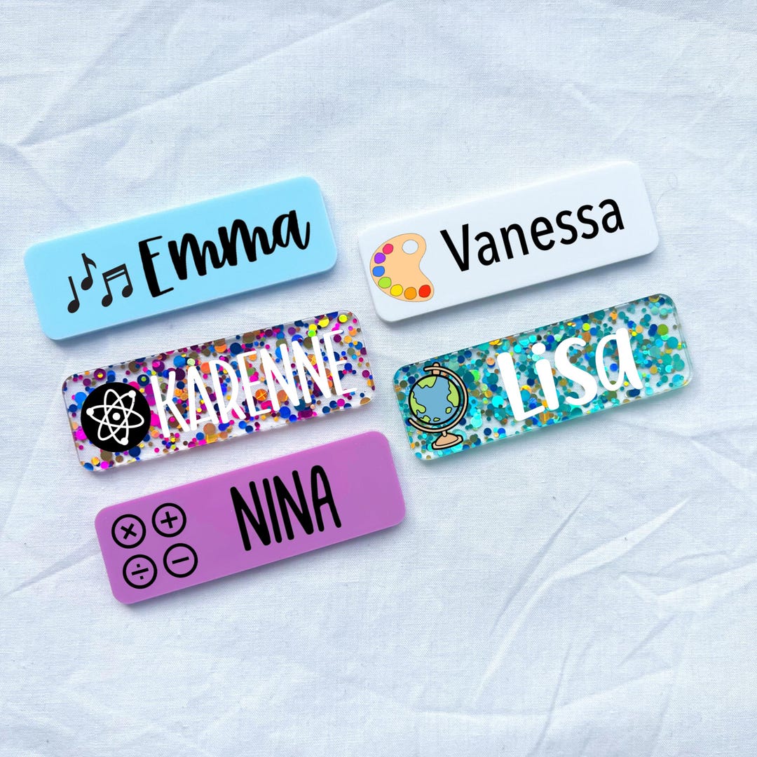 Subject Personalised Name Badge Nurse Name Badge Teacher Name Badge ...
