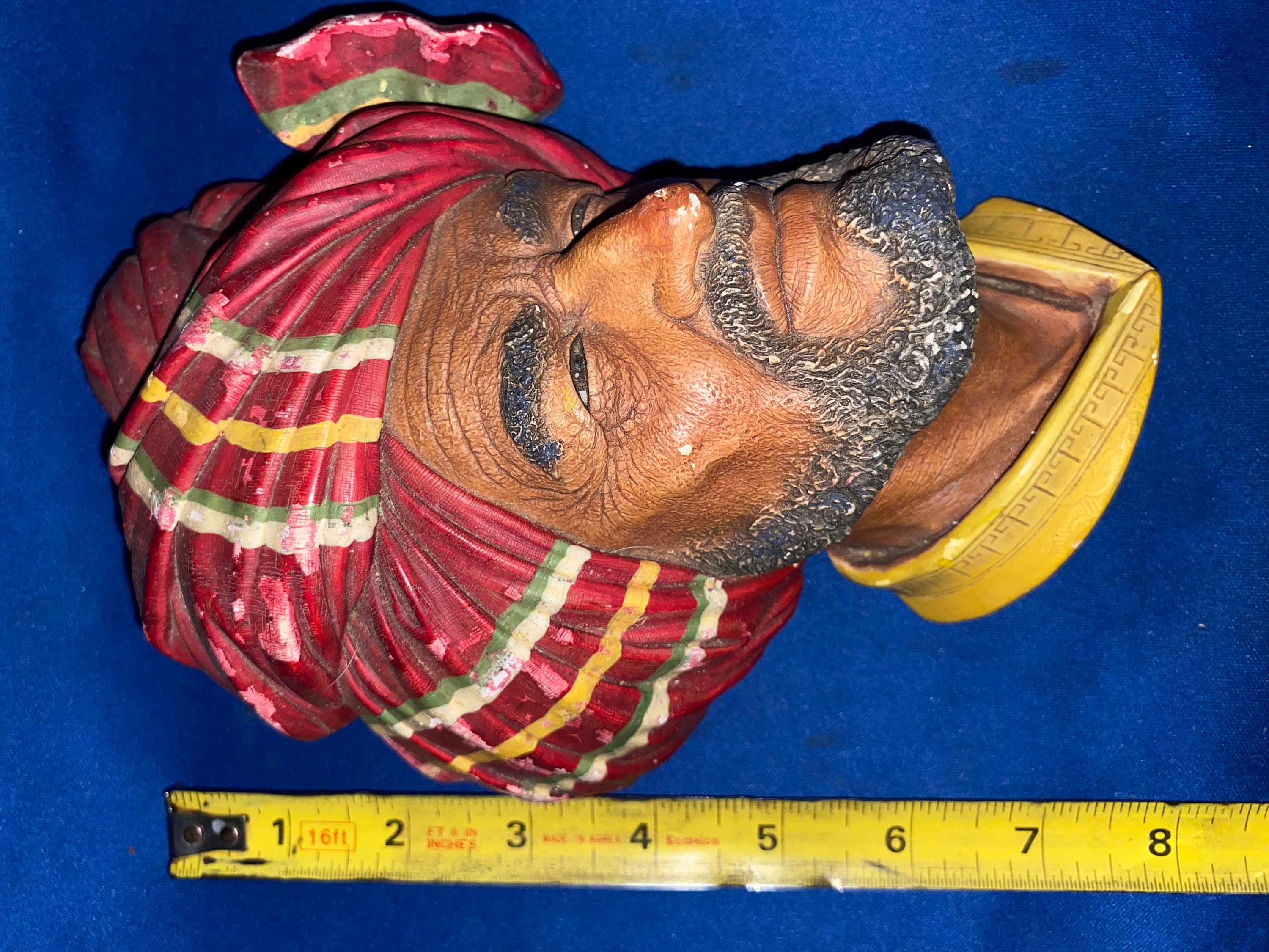 Bossons Chalkware Head Arab - Etsy