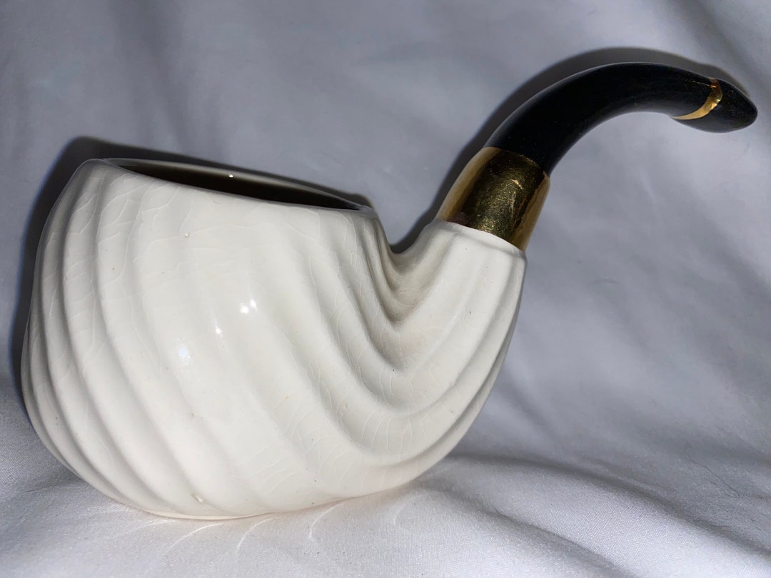 1970s Tobacco Pipe Ceramic Planter - Etsy